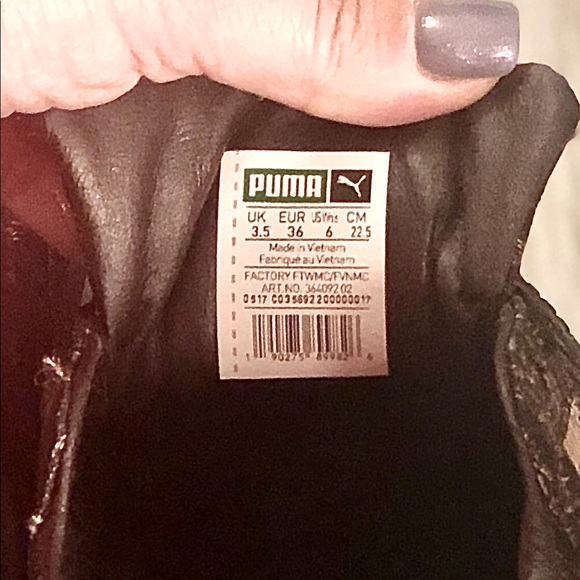 Puma | Shoes | Puma Black And Gold Classic Sneaker | Poshmark